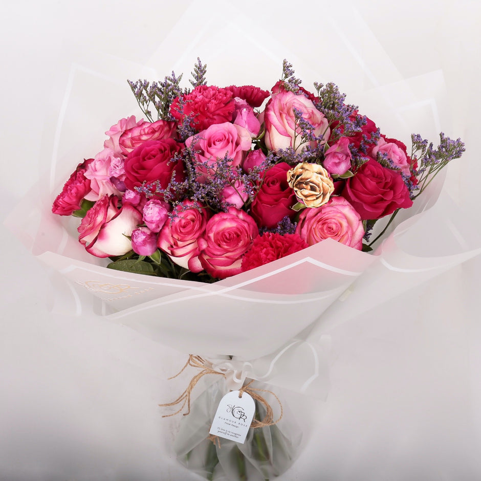 Rose Flower Bouquet | Beautiful Rose Bouquets Delivery Dubai